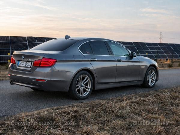 Pelēks BMW 5 Series 2014 Tallina, ar dzinēja tilpumu 2.00 L un nobraukumu 181 tūkst. km par 13700 €, foto 3 vietnē AUTOMOTO.COM.LV
