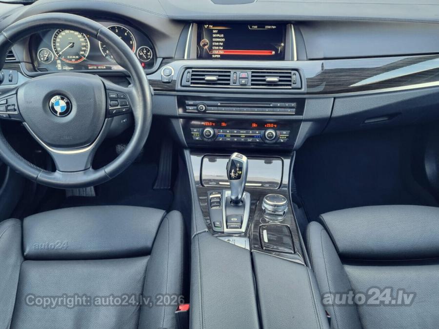 Grey BMW 5 Series 2015 in Tallinn, with an engine capacity of 3.00 L and mileage of 258 thousand km for 13890 €, photo 15 on AUTOMOTO.COM.LV