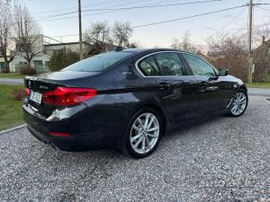 Grey BMW 5 Series 2017 in Tallinn, with an engine capacity of 2.00 L and mileage of 119 thousand km for 17800 €, photo  on AUTOMOTO.COM.LV