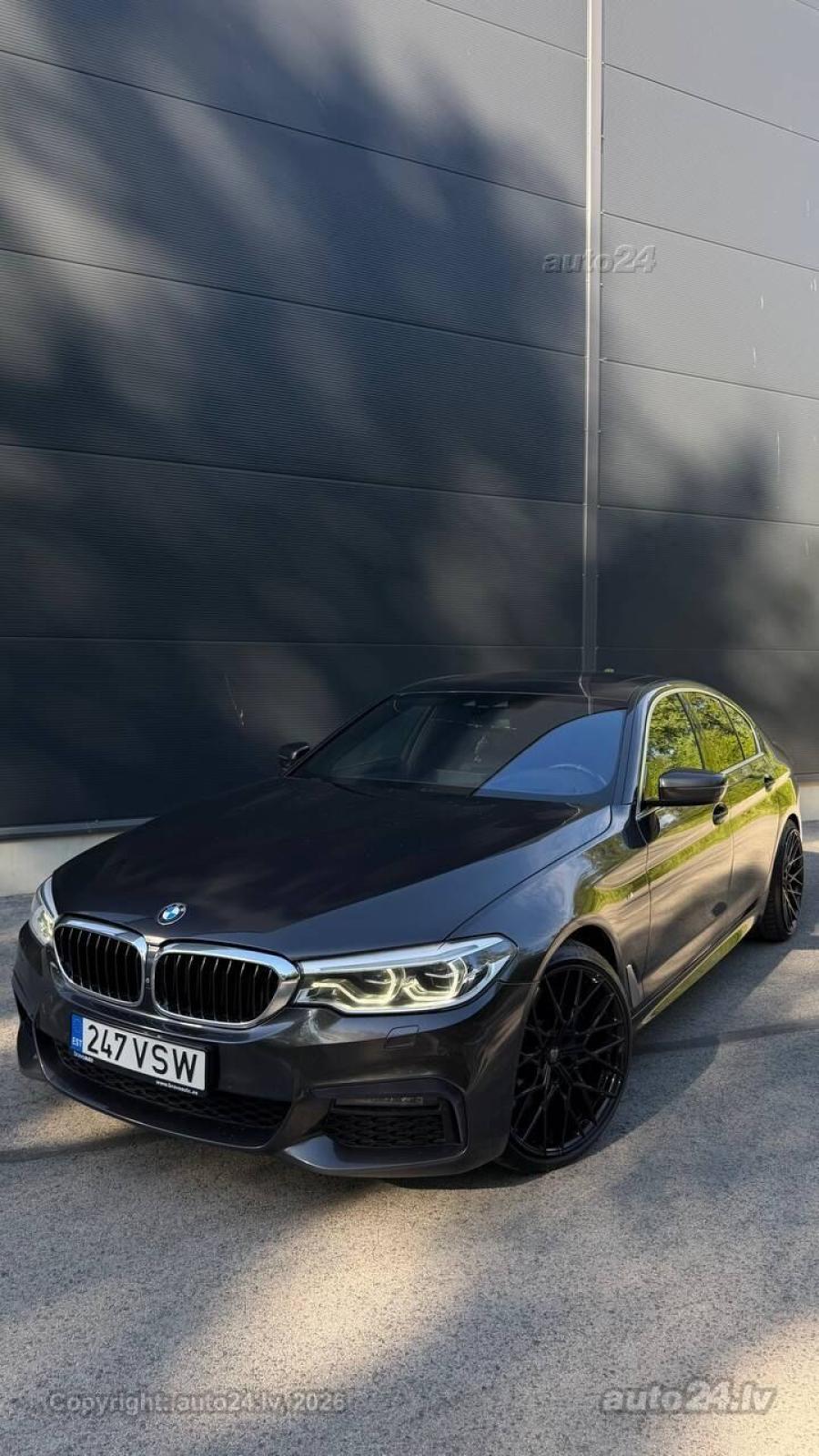 Pelēks BMW 5 Series 2018 Tallina, ar dzinēja tilpumu 3.00 L un nobraukumu 143 tūkst. km par 34999 €, foto 1 vietnē AUTOMOTO.COM.LV