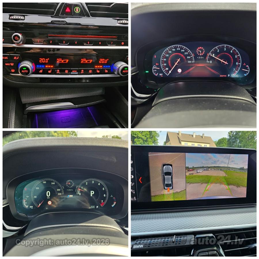 Grey BMW 5 Series 2018 in Tartu, with an engine capacity of 3.00 L and mileage of 270 thousand km for 24500 €, photo 19 on AUTOMOTO.COM.LV