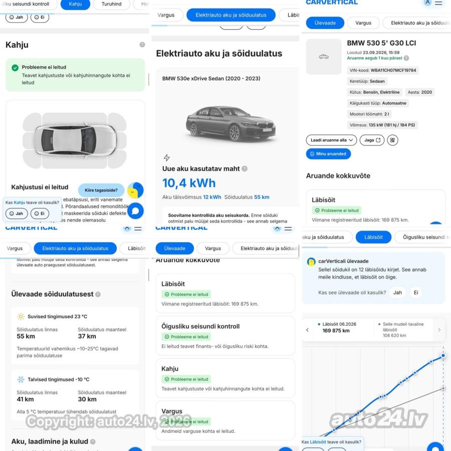 Серый БМВ 5 Серия 2020 в Таллин, объемом двигателя 2.00 л и пробегом 171 тыс. км за 25990 €, фото 29 на AUTOMOTO.COM.LV