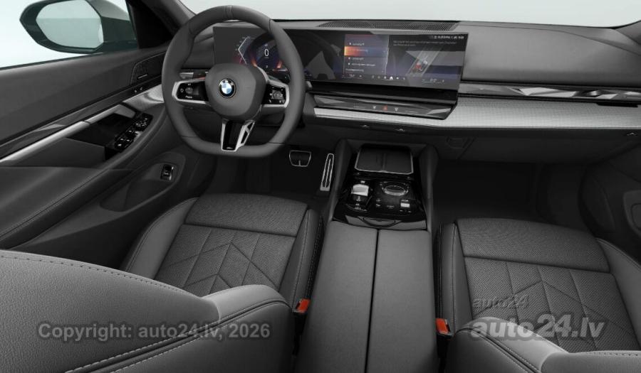 Grey BMW 5 Series 2026 in Tallinn, with an engine capacity of 2.00 L and mileage of 4 thousand km for 51900 €, photo 9 on AUTOMOTO.COM.LV