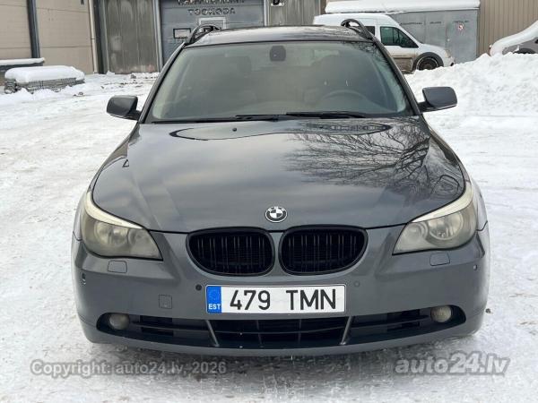 Grey BMW 5 Series 2004 in Narva, with an engine capacity of 2.50 L and mileage of 444 thousand km for 1999 €, photo 3 on AUTOMOTO.COM.LV