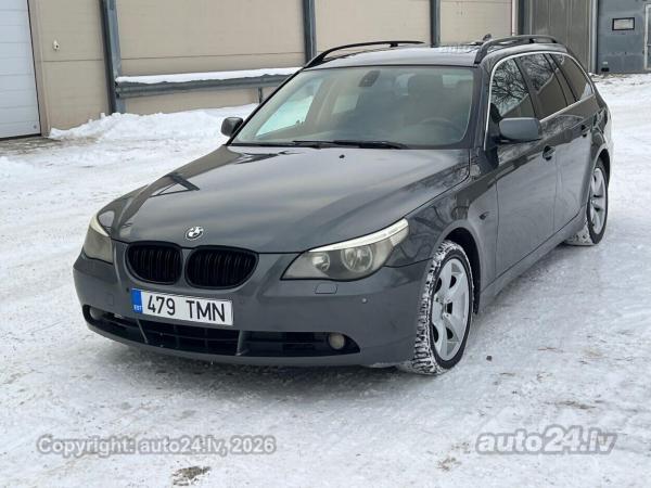 Grey BMW 5 Series 2004 in Narva, with an engine capacity of 2.50 L and mileage of 444 thousand km for 1999 €, photo 4 on AUTOMOTO.COM.LV