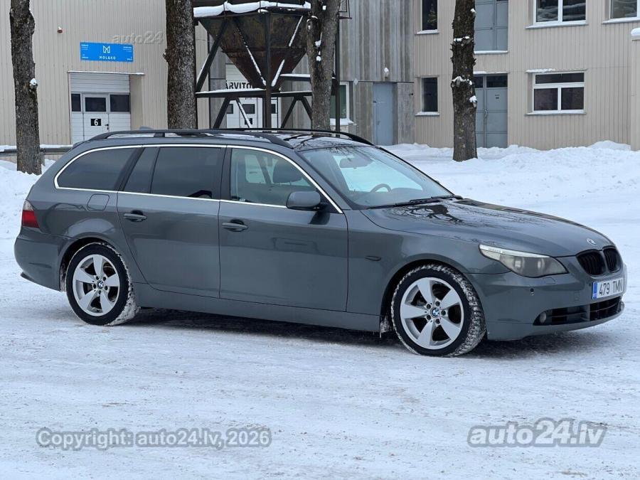 Pelēks BMW 5 Series 2004 Narva, ar dzinēja tilpumu 2.50 L un nobraukumu 444 tūkst. km par 1999 €, foto 11 vietnē AUTOMOTO.COM.LV