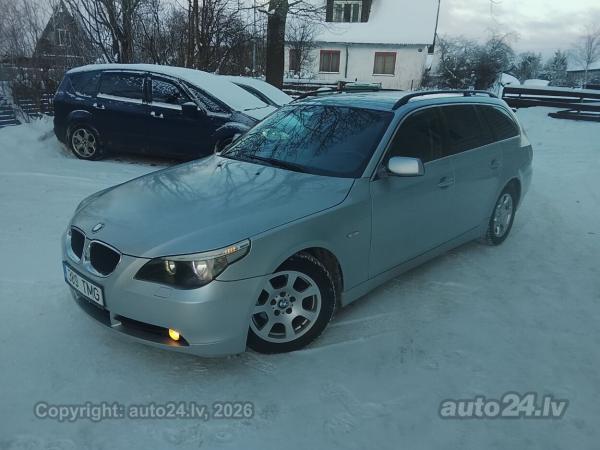 Pelēks BMW 5 Series 2004 Tapa, ar dzinēja tilpumu 2.50 L un nobraukumu 357 tūkst. km par 2999 €, foto 6 vietnē AUTOMOTO.COM.LV