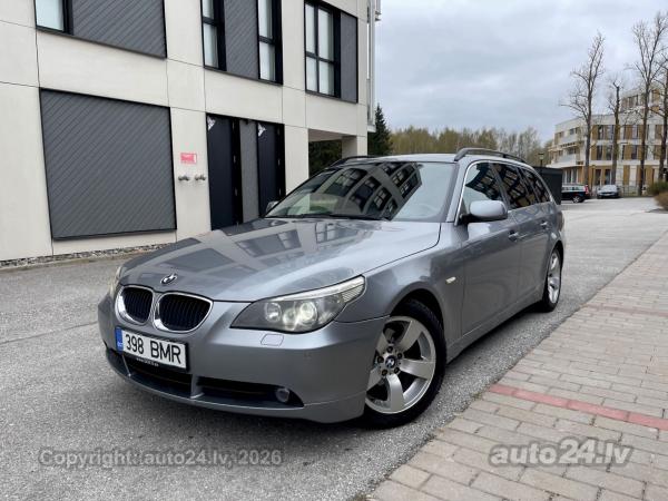Серый БМВ 5 Серия 2004 в Тарту, объемом двигателя 2.50 л и пробегом 390 тыс. км за 2999 €, фото 1 на AUTOMOTO.COM.LV