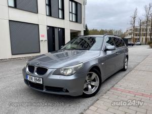 Pelēks BMW 5 Series 2004 Tartu, ar dzinēja tilpumu 2.50 L un nobraukumu 390 tūkst. km par 2999 €, foto  vietnē AUTOMOTO.COM.LV