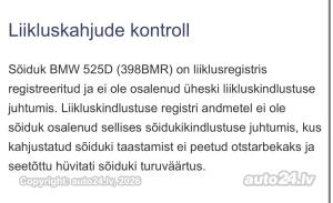 Pelēks BMW 5 Series 2004 Tartu, ar dzinēja tilpumu 2.50 L un nobraukumu 390 tūkst. km par 2999 €, foto 23 vietnē AUTOMOTO.COM.LV