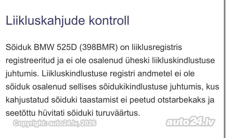Pelēks BMW 5 Series 2004 Tartu, ar dzinēja tilpumu 2.50 L un nobraukumu 390 tūkst. km par 2999 €, foto 23 vietnē AUTOMOTO.COM.LV