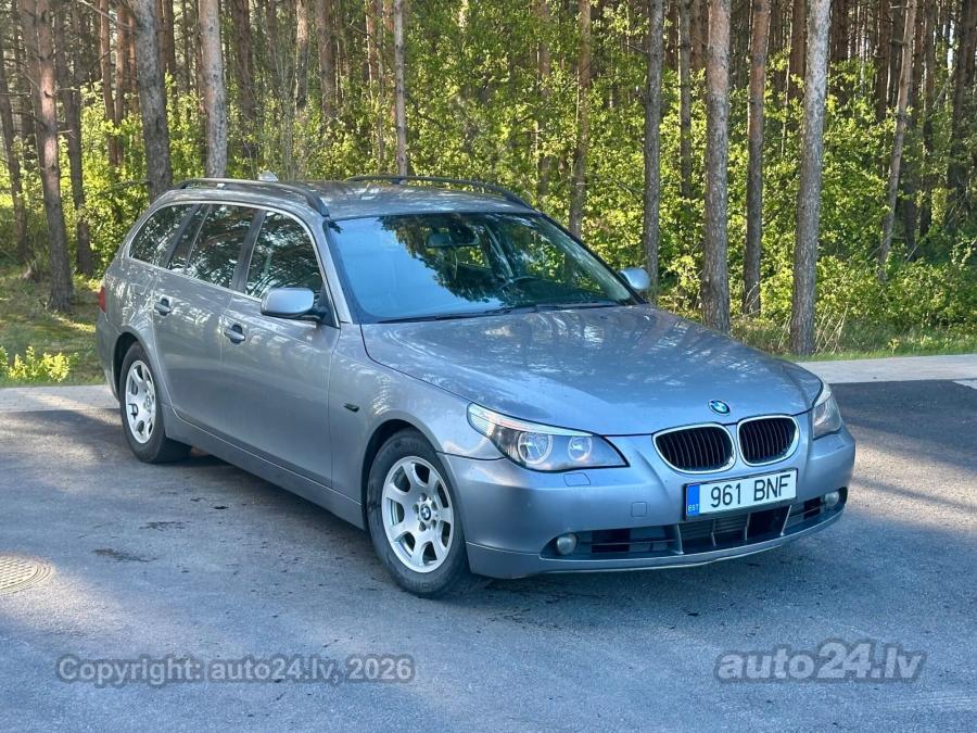 Grey BMW 5 Series 2004 in Tallinn, with an engine capacity of 2.50 L and mileage of 0 thousand km for 3300 €, photo 1 on AUTOMOTO.COM.LV