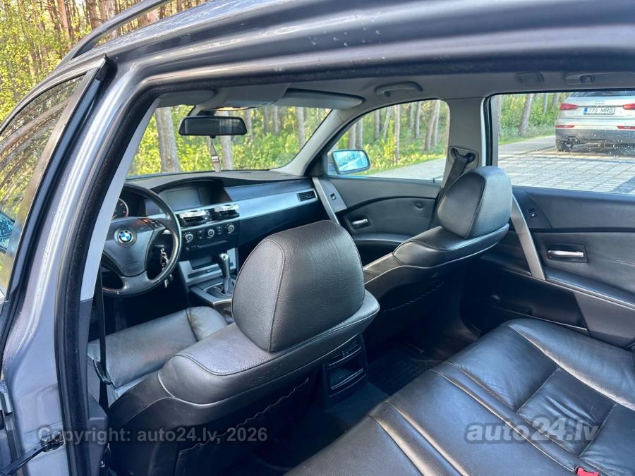 Grey BMW 5 Series 2004 in Tallinn, with an engine capacity of 2.50 L and mileage of 0 thousand km for 3300 €, photo 8 on AUTOMOTO.COM.LV