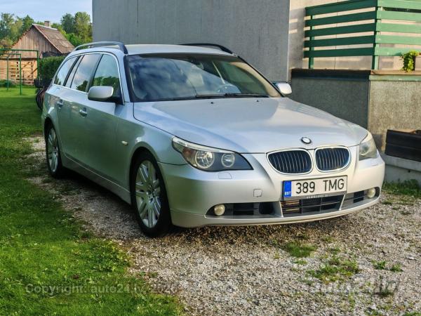 Pelēks BMW 5 Series 2004 Kilingi-Nemme, ar dzinēja tilpumu 2.50 L un nobraukumu 0 tūkst. km par 3200 €, foto 1 vietnē AUTOMOTO.COM.LV