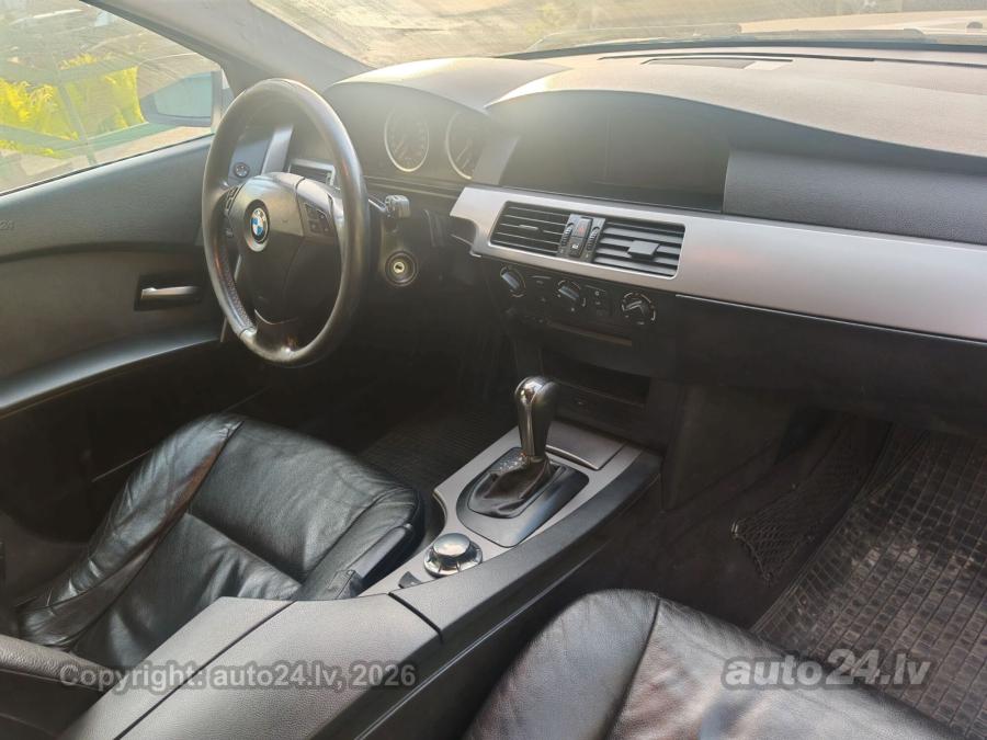 Grey BMW 5 Series 2004 in Kilingi-Nomme, with an engine capacity of 2.50 L and mileage of 0 thousand km for 3200 €, photo 9 on AUTOMOTO.COM.LV