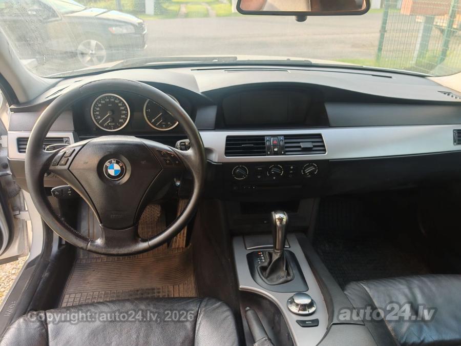 Grey BMW 5 Series 2004 in Kilingi-Nomme, with an engine capacity of 2.50 L and mileage of 0 thousand km for 3200 €, photo 12 on AUTOMOTO.COM.LV