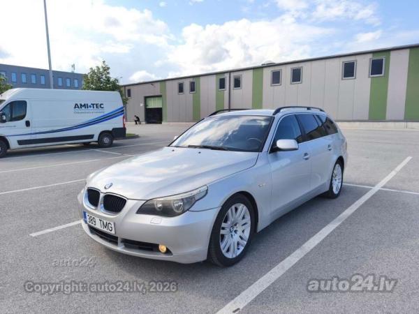 Pelēks BMW 5 Series 2004 Tartu, ar dzinēja tilpumu 2.50 L un nobraukumu 360 tūkst. km par 2999 €, foto 1 vietnē AUTOMOTO.COM.LV