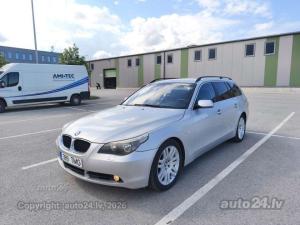 Pelēks BMW 5 Series 2004 Tartu, ar dzinēja tilpumu 2.50 L un nobraukumu 360 tūkst. km par 2999 €, foto  vietnē AUTOMOTO.COM.LV