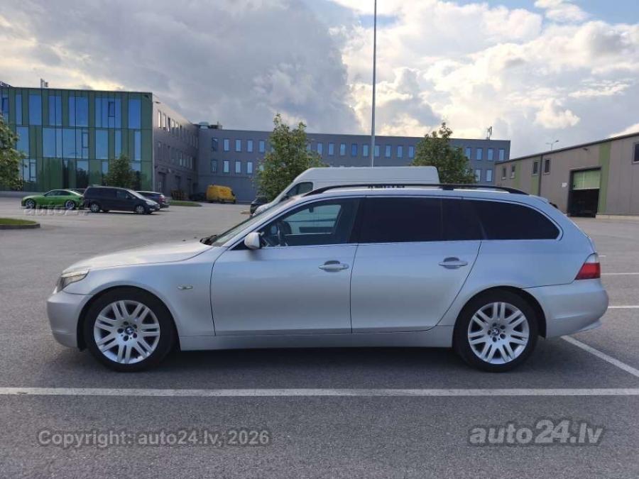 Pelēks BMW 5 Series 2004 Tartu, ar dzinēja tilpumu 2.50 L un nobraukumu 360 tūkst. km par 2999 €, foto 6 vietnē AUTOMOTO.COM.LV
