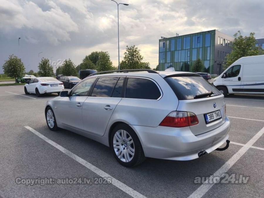 Pelēks BMW 5 Series 2004 Tartu, ar dzinēja tilpumu 2.50 L un nobraukumu 360 tūkst. km par 2999 €, foto 7 vietnē AUTOMOTO.COM.LV