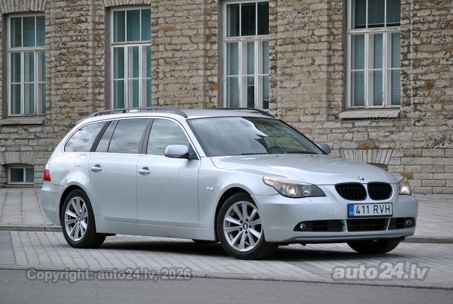 Pelēks BMW 5 Series 2004 Tallina, ar dzinēja tilpumu 2.50 L un nobraukumu 302 tūkst. km par 3600 €, foto 1 vietnē AUTOMOTO.COM.LV