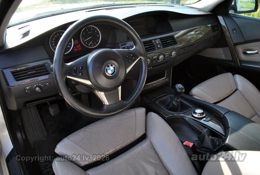 Pelēks BMW 5 Series 2004 Tallina, ar dzinēja tilpumu 2.50 L un nobraukumu 302 tūkst. km par 3600 €, foto 7 vietnē AUTOMOTO.COM.LV