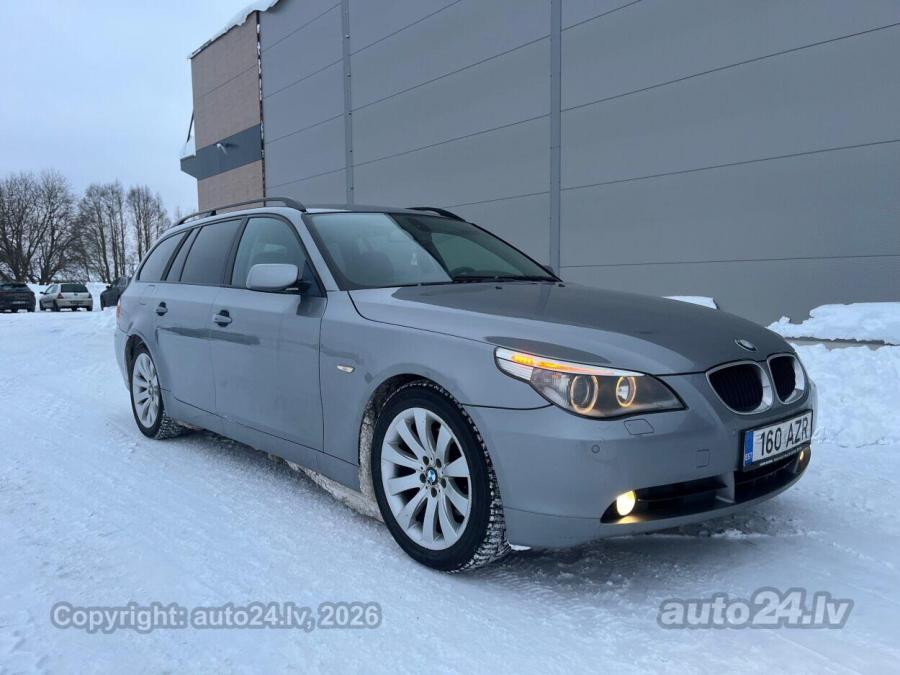Grey BMW 5 Series 2005 in Tallinn, with an engine capacity of 3.00 L and mileage of 485 thousand km for 3500 €, photo 1 on AUTOMOTO.COM.LV