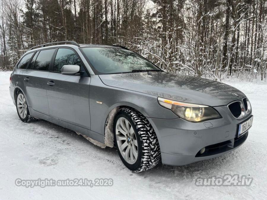 Grey BMW 5 Series 2005 in Tallinn, with an engine capacity of 3.00 L and mileage of 485 thousand km for 3500 €, photo 11 on AUTOMOTO.COM.LV