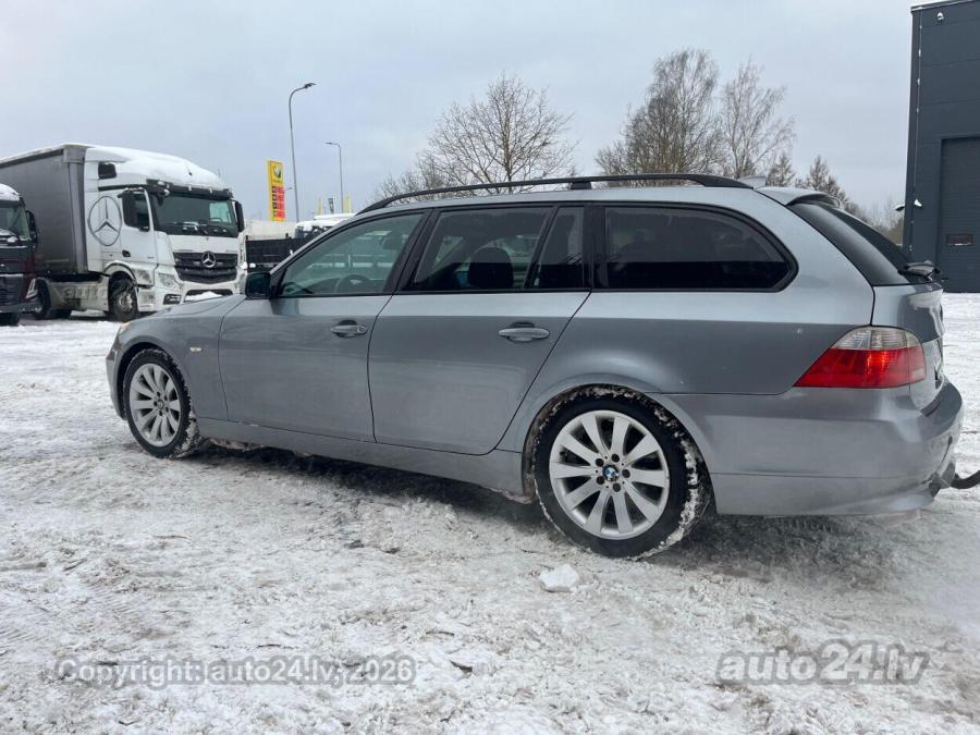 Grey BMW 5 Series 2005 in Tallinn, with an engine capacity of 3.00 L and mileage of 485 thousand km for 3500 €, photo 19 on AUTOMOTO.COM.LV