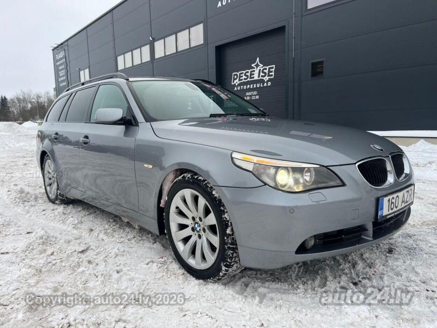 Grey BMW 5 Series 2005 in Tallinn, with an engine capacity of 3.00 L and mileage of 485 thousand km for 3500 €, photo 26 on AUTOMOTO.COM.LV