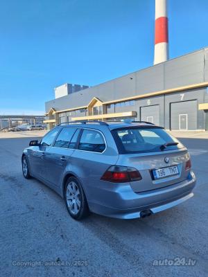 Grey BMW 5 Series 2005 in Tallinn, with an engine capacity of 2.50 L and mileage of 389 thousand km for 2899 €, photo 2 on AUTOMOTO.COM.LV