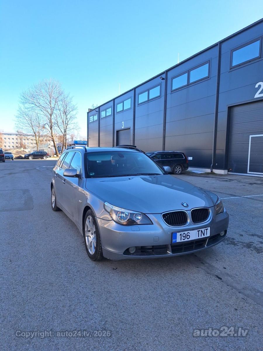 Grey BMW 5 Series 2005 in Tallinn, with an engine capacity of 2.50 L and mileage of 389 thousand km for 2899 €, photo 4 on AUTOMOTO.COM.LV