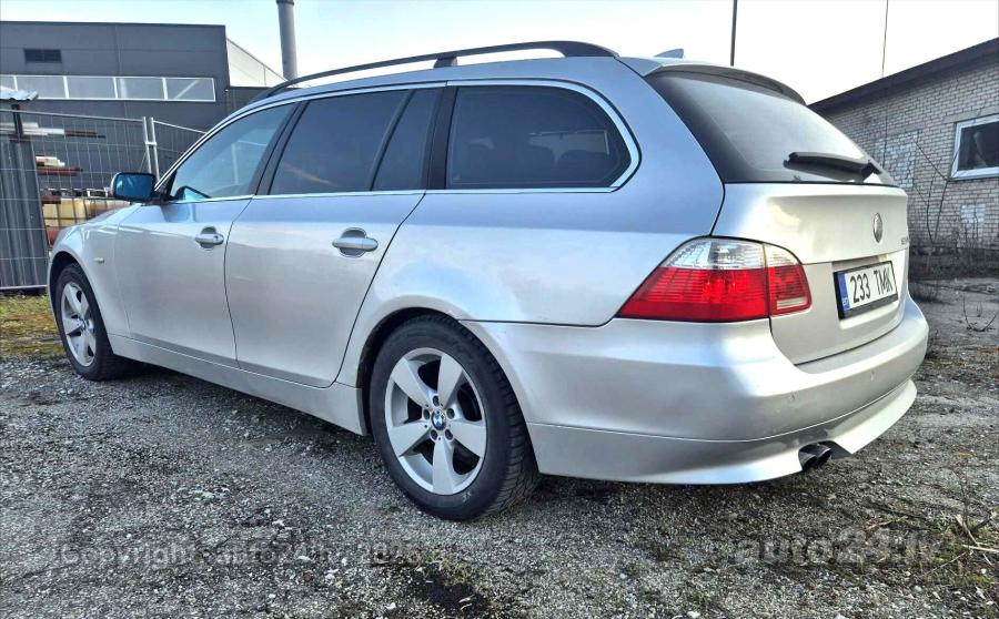 Grey BMW 5 Series 2005 in Tallinn, with an engine capacity of 2.50 L and mileage of 308 thousand km for 3800 €, photo 5 on AUTOMOTO.COM.LV