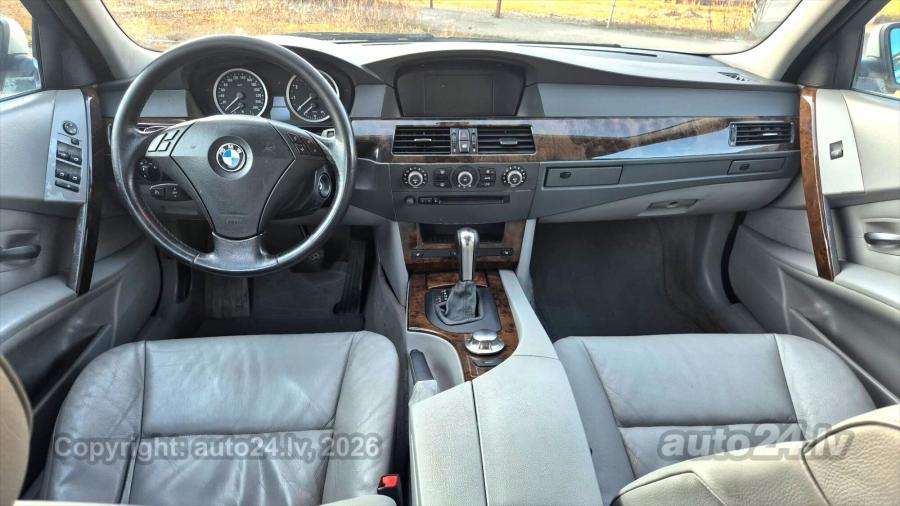 Grey BMW 5 Series 2005 in Tallinn, with an engine capacity of 2.50 L and mileage of 308 thousand km for 3800 €, photo 9 on AUTOMOTO.COM.LV