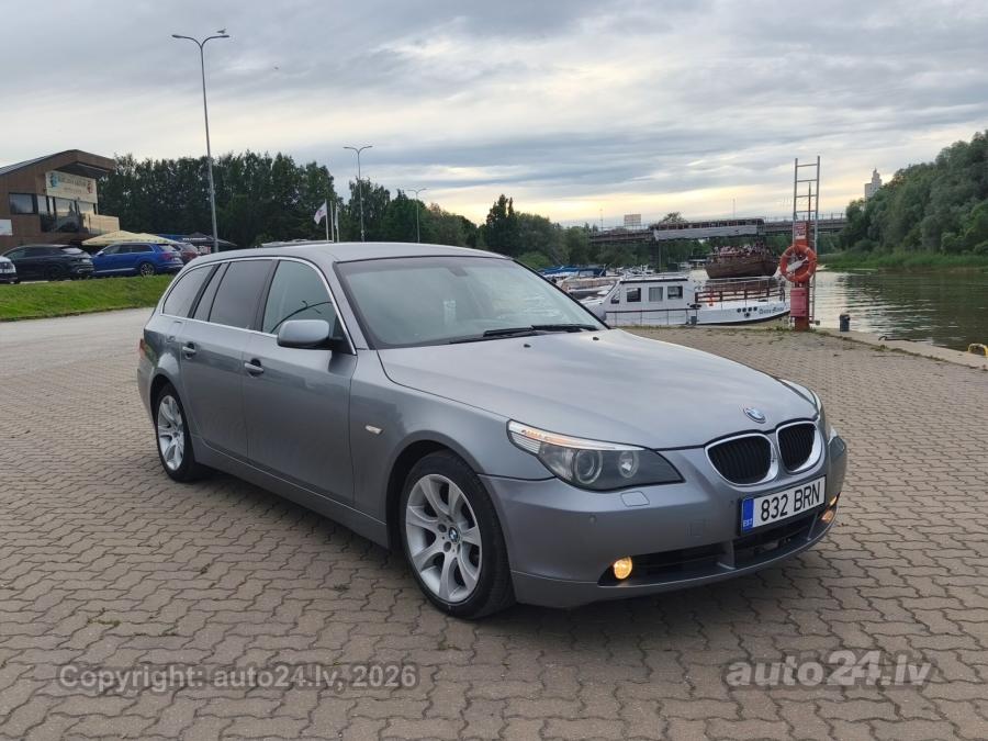 Pelēks BMW 5 Series 2005 Tartu, ar dzinēja tilpumu 2.50 L un nobraukumu 399 tūkst. km par 2900 €, foto 1 vietnē AUTOMOTO.COM.LV