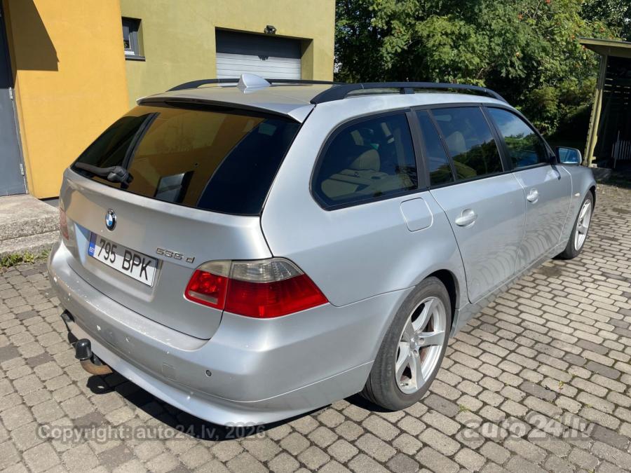 Pelēks BMW 5 Series 2005 Tallina, ar dzinēja tilpumu 3.00 L un nobraukumu 464 tūkst. km par 4000 €, foto 4 vietnē AUTOMOTO.COM.LV