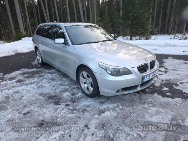Grey BMW 5 Series 2006 in Tallinn, with an engine capacity of 3.00 L and mileage of 343 thousand km for 3999 €, photo 5 on AUTOMOTO.COM.LV