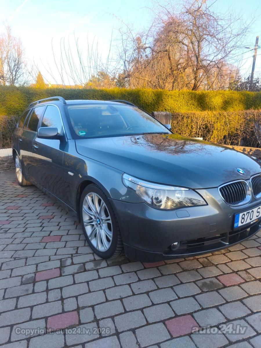 Grey BMW 5 Series 2006 in Tallinn, with an engine capacity of 3.00 L and mileage of 270 thousand km for 7400 €, photo 1 on AUTOMOTO.COM.LV