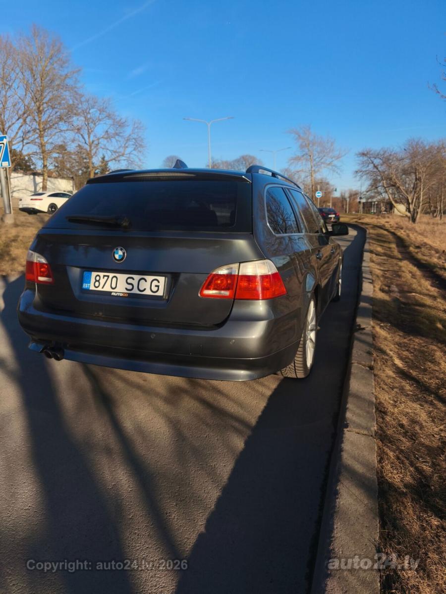 Grey BMW 5 Series 2006 in Tallinn, with an engine capacity of 3.00 L and mileage of 270 thousand km for 7400 €, photo 11 on AUTOMOTO.COM.LV