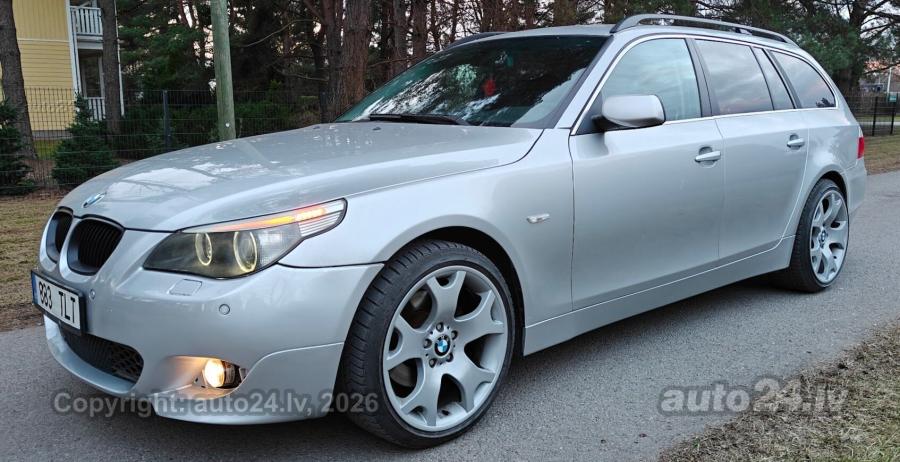 Pelēks BMW 5 Series 2006 Tartu, ar dzinēja tilpumu 3.00 L un nobraukumu 451 tūkst. km par 5490 €, foto 1 vietnē AUTOMOTO.COM.LV