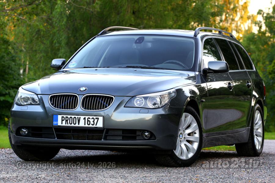 Grey BMW 5 Series 2006 in Viljandi, with an engine capacity of 3.00 L and mileage of 254 thousand km for 6490 €, photo 1 on AUTOMOTO.COM.LV