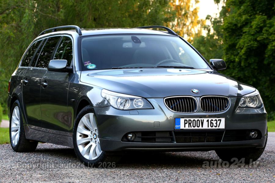 Grey BMW 5 Series 2006 in Viljandi, with an engine capacity of 3.00 L and mileage of 254 thousand km for 6490 €, photo 3 on AUTOMOTO.COM.LV
