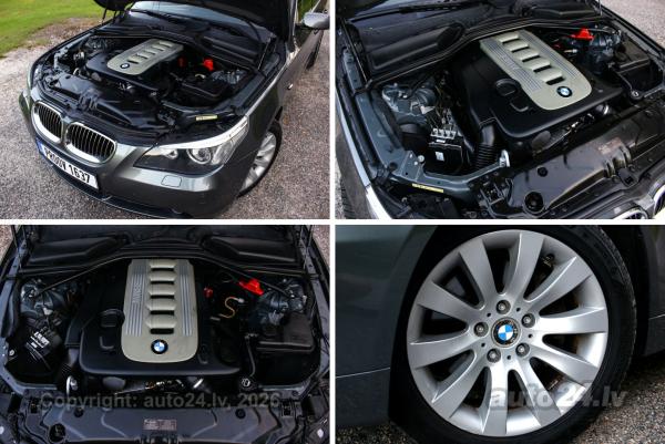 Grey BMW 5 Series 2006 in Viljandi, with an engine capacity of 3.00 L and mileage of 254 thousand km for 6490 €, photo 5 on AUTOMOTO.COM.LV