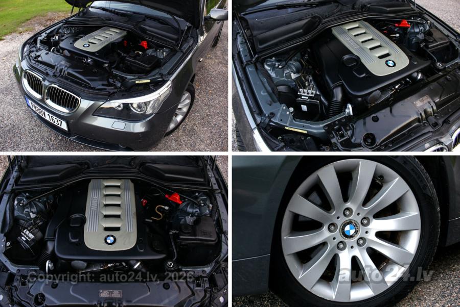 Grey BMW 5 Series 2006 in Viljandi, with an engine capacity of 3.00 L and mileage of 254 thousand km for 6490 €, photo 6 on AUTOMOTO.COM.LV