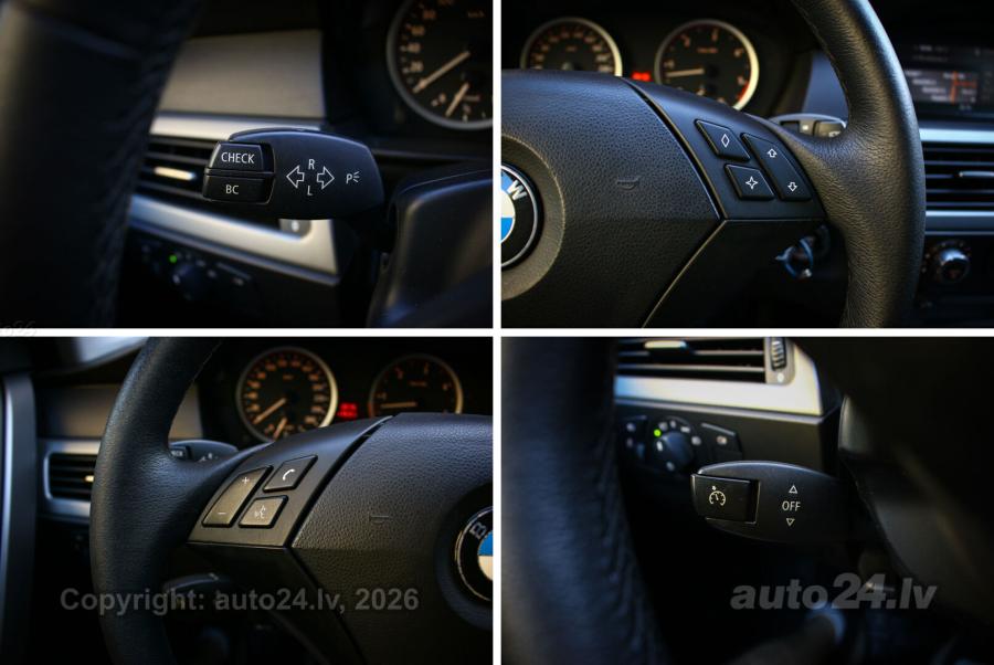 Grey BMW 5 Series 2006 in Viljandi, with an engine capacity of 3.00 L and mileage of 254 thousand km for 6490 €, photo 10 on AUTOMOTO.COM.LV