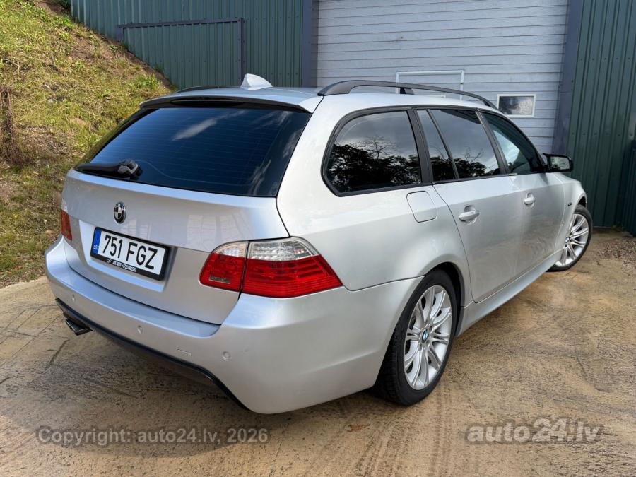 Pelēks BMW 5 Series 2006 Viljandi, ar dzinēja tilpumu 3.00 L un nobraukumu 457 tūkst. km par 6290 €, foto 5 vietnē AUTOMOTO.COM.LV