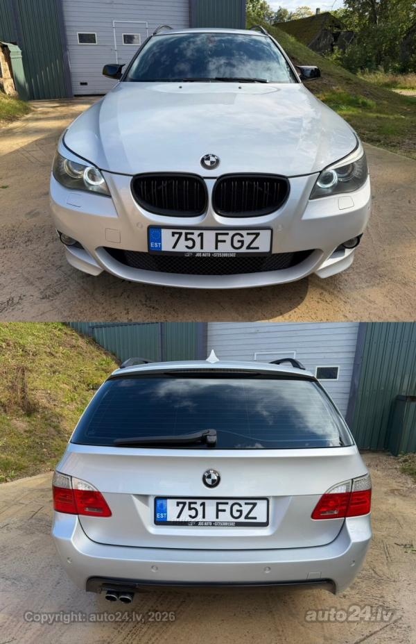 Pelēks BMW 5 Series 2006 Viljandi, ar dzinēja tilpumu 3.00 L un nobraukumu 457 tūkst. km par 6290 €, foto 6 vietnē AUTOMOTO.COM.LV