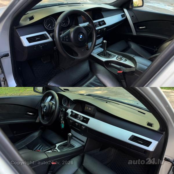 Pelēks BMW 5 Series 2006 Viljandi, ar dzinēja tilpumu 3.00 L un nobraukumu 457 tūkst. km par 6290 €, foto 10 vietnē AUTOMOTO.COM.LV