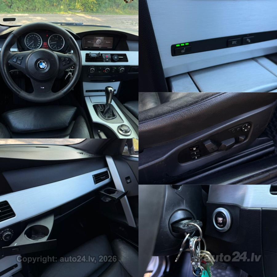 Pelēks BMW 5 Series 2006 Viljandi, ar dzinēja tilpumu 3.00 L un nobraukumu 457 tūkst. km par 6290 €, foto 16 vietnē AUTOMOTO.COM.LV