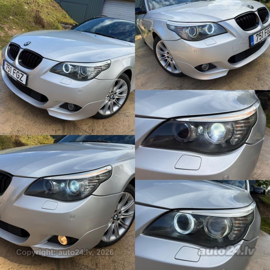 Pelēks BMW 5 Series 2006 Viljandi, ar dzinēja tilpumu 3.00 L un nobraukumu 457 tūkst. km par 6290 €, foto 20 vietnē AUTOMOTO.COM.LV